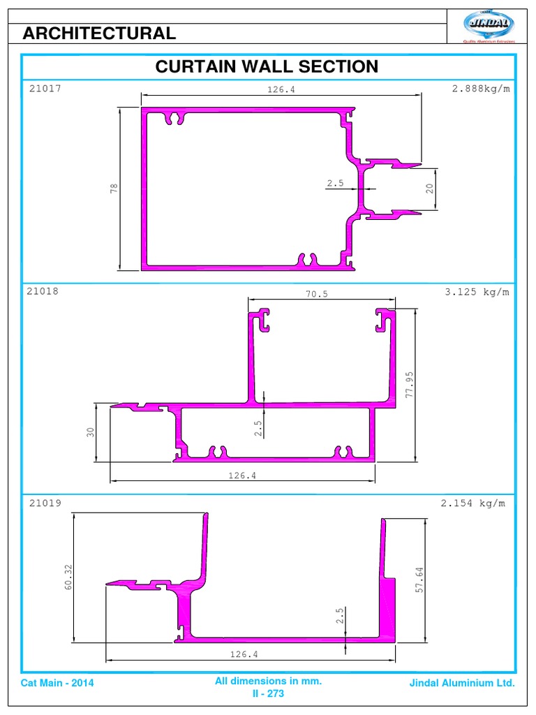 29) Curtain Wall Section | PDF | Structural Engineering | Building ...