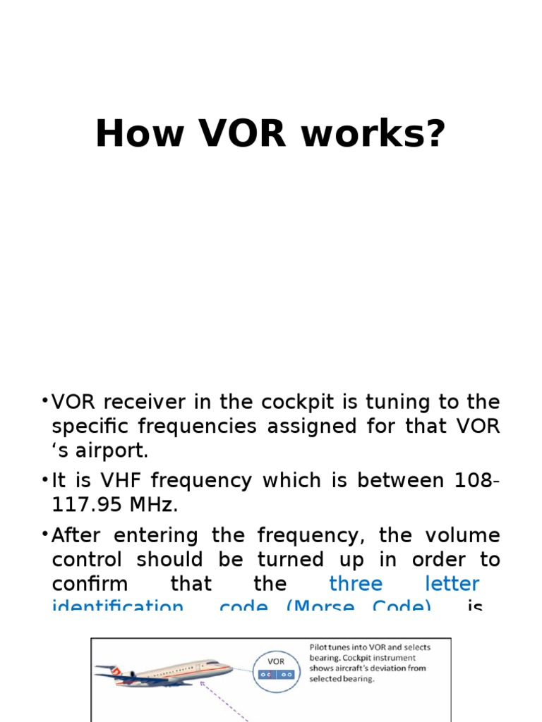 How VOR Works