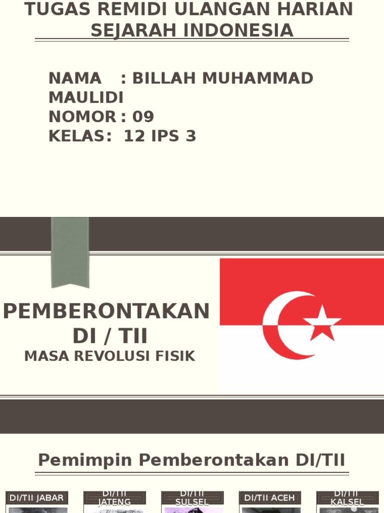 Pemberontakan Di/tii | PDF