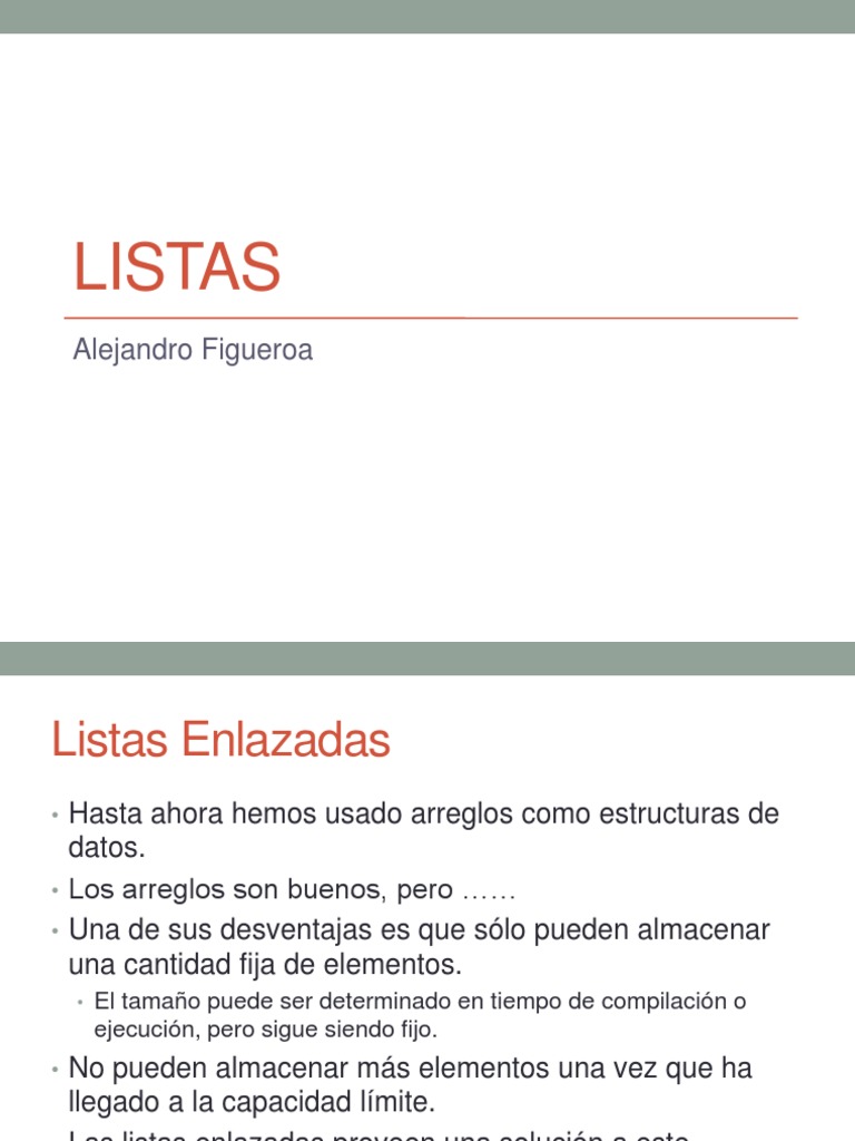 Unidad 3 - Listas | Datos de computadora | Recuperación de información