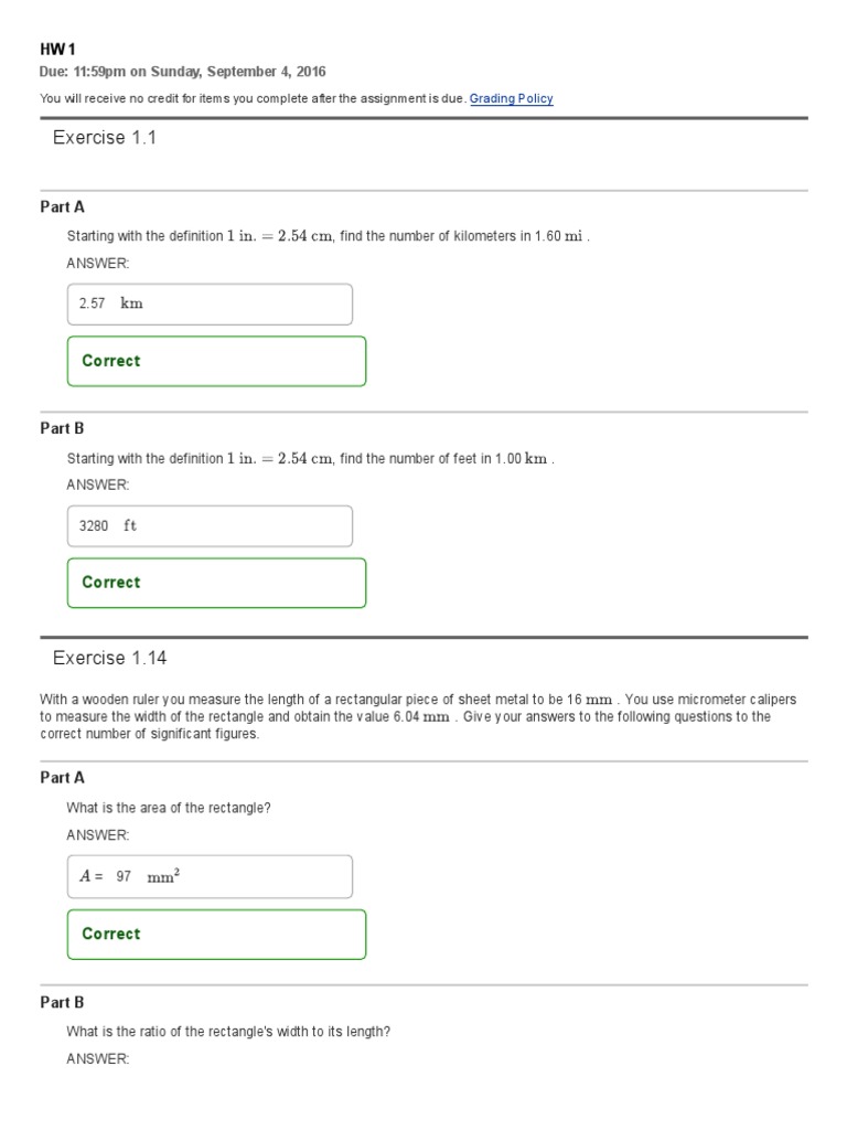 Mastering Physics Pearson-Chapter 1 | PDF | Euclidean Vector | Linear ...