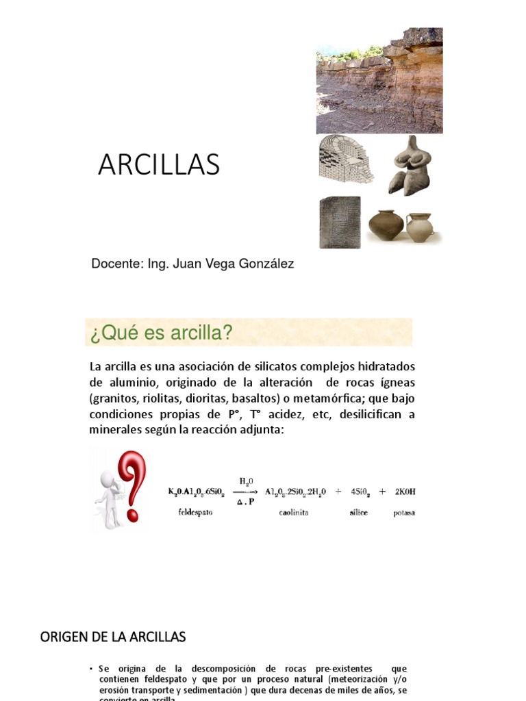ARCILLAS | PDF | Arcilla | Roca sedimentaria