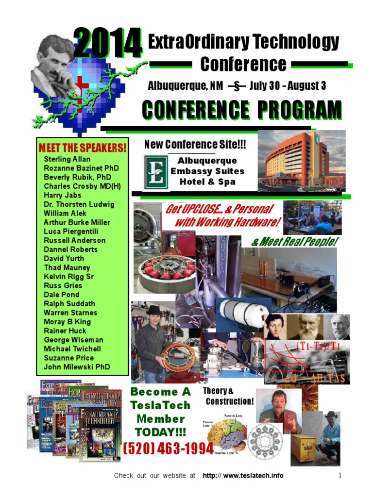 2014 ExtraOrdinary Technology Conference Program Overview: Harnessing ...