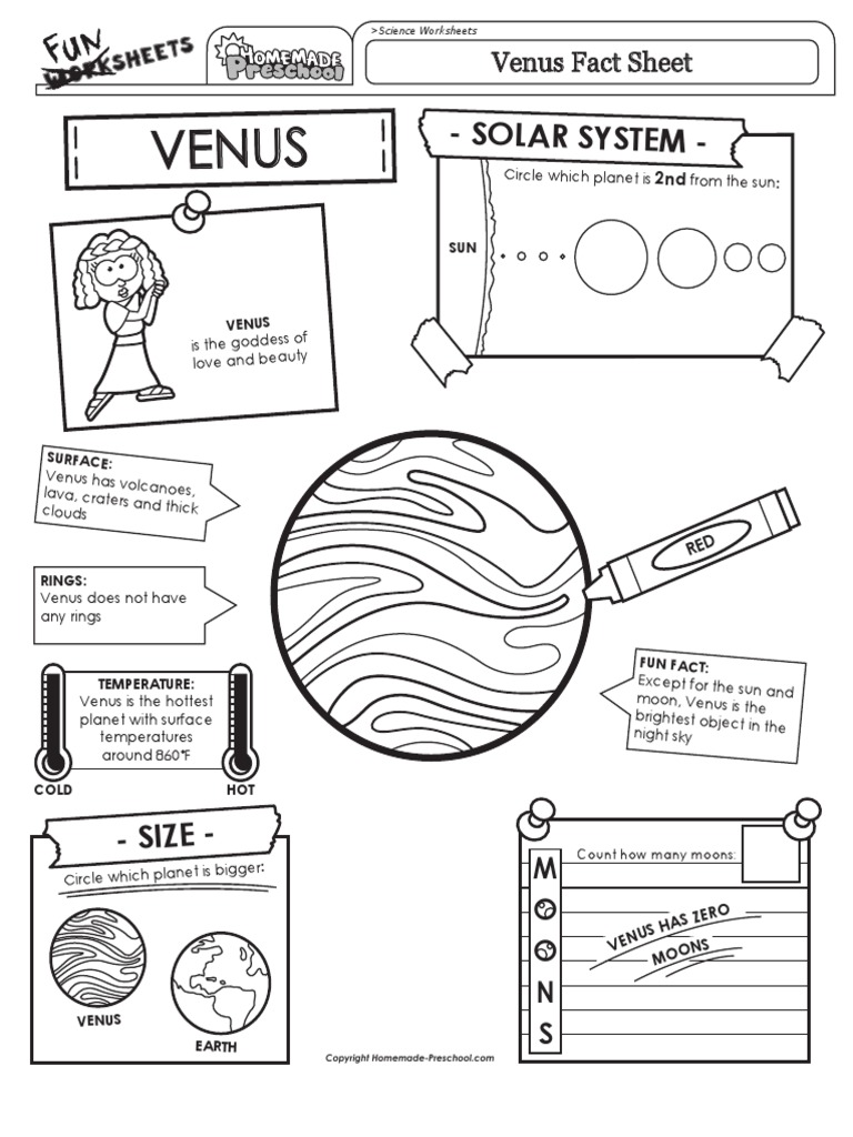 Venus Fact Sheet | PDF