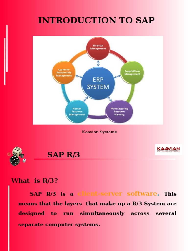Introduction To Sap: Kaavian Systems | PDF | Sap Se | Application Software