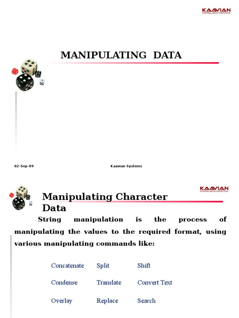 05 Kaavian Control Statements | PDF | String (Computer Science) | Computer Programming