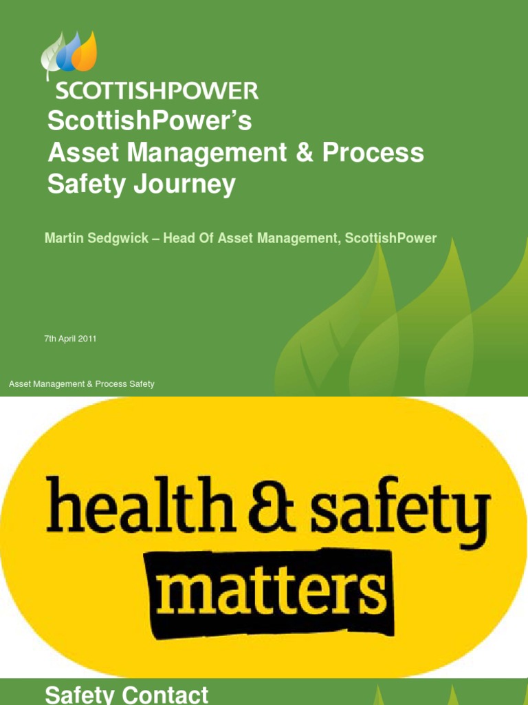 Corporate Reliability Program - Asset Management PAS 55 and Process ...