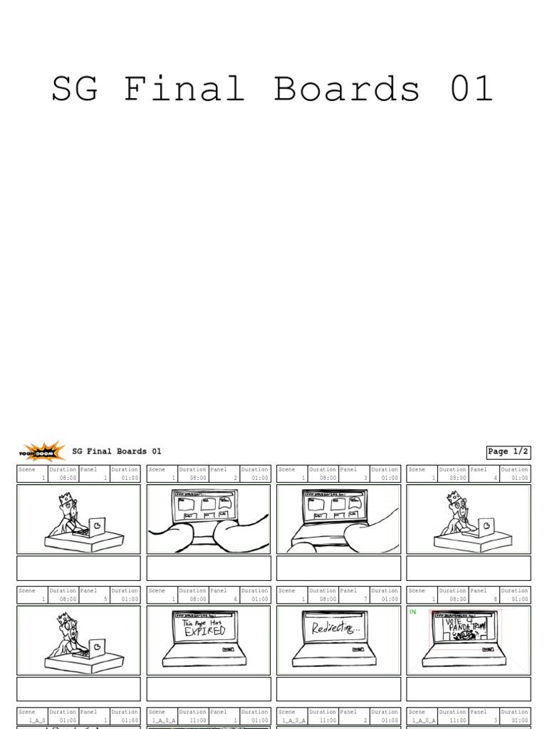 Storyboard Panels & Durations | PDF