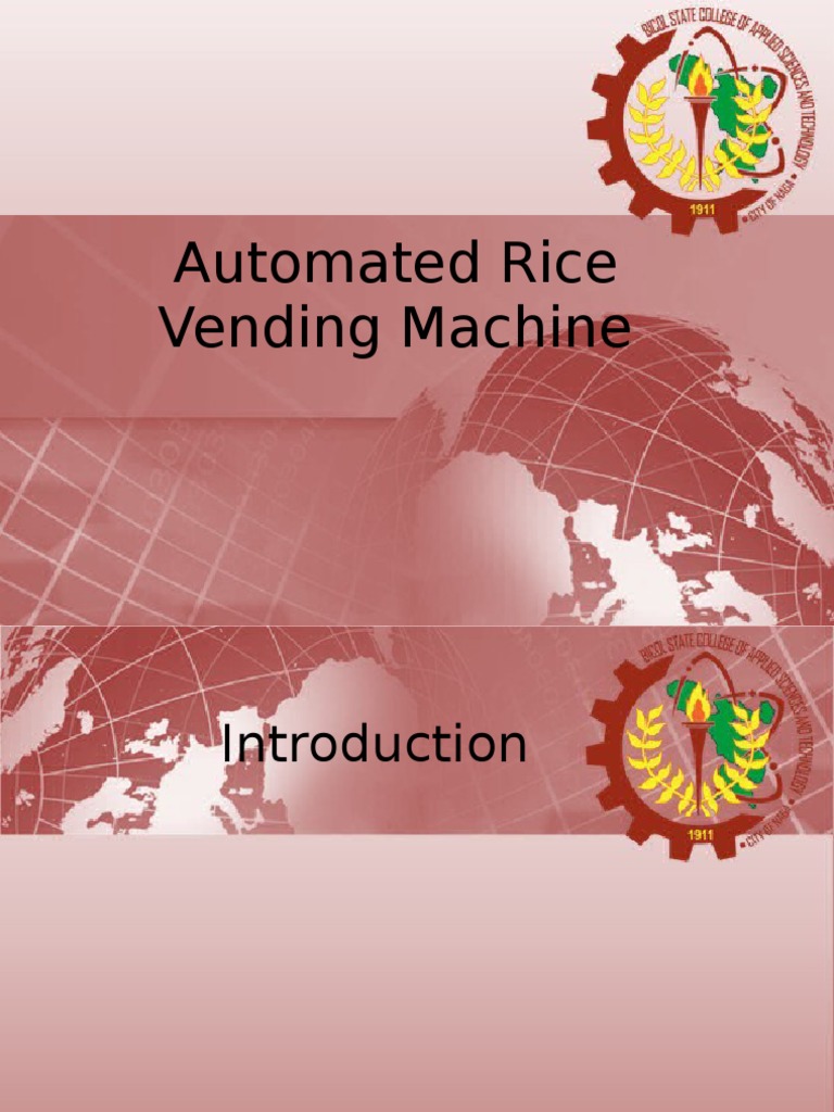 Automated Rice Vending Machine | PDF