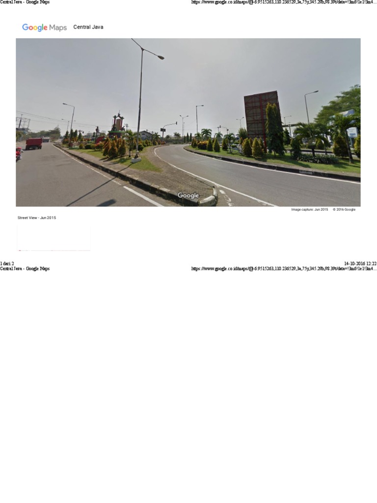 Central Java - Google Maps | PDF