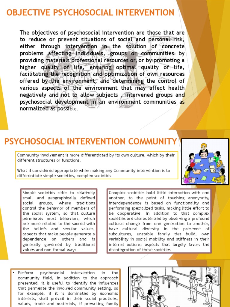 Objective Psychosocial Intervention | PDF | Community | Social Group