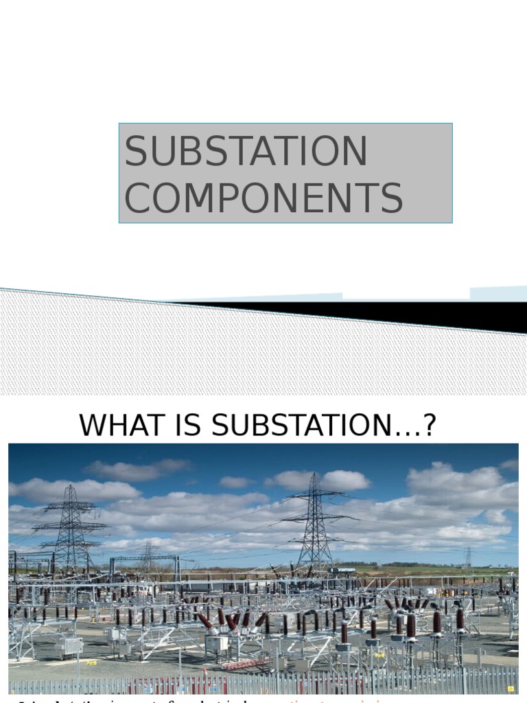 Substation Components | Download Free PDF | Electrical Substation ...