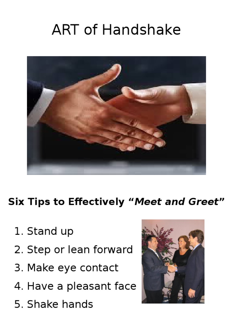 Handshake | PDF | Self-Improvement | Wellness