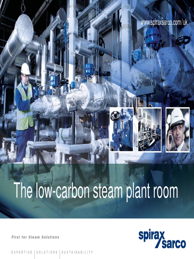 The Low-Carbon Steam Plant Room Brochure | PDF | Water Heating | Steam