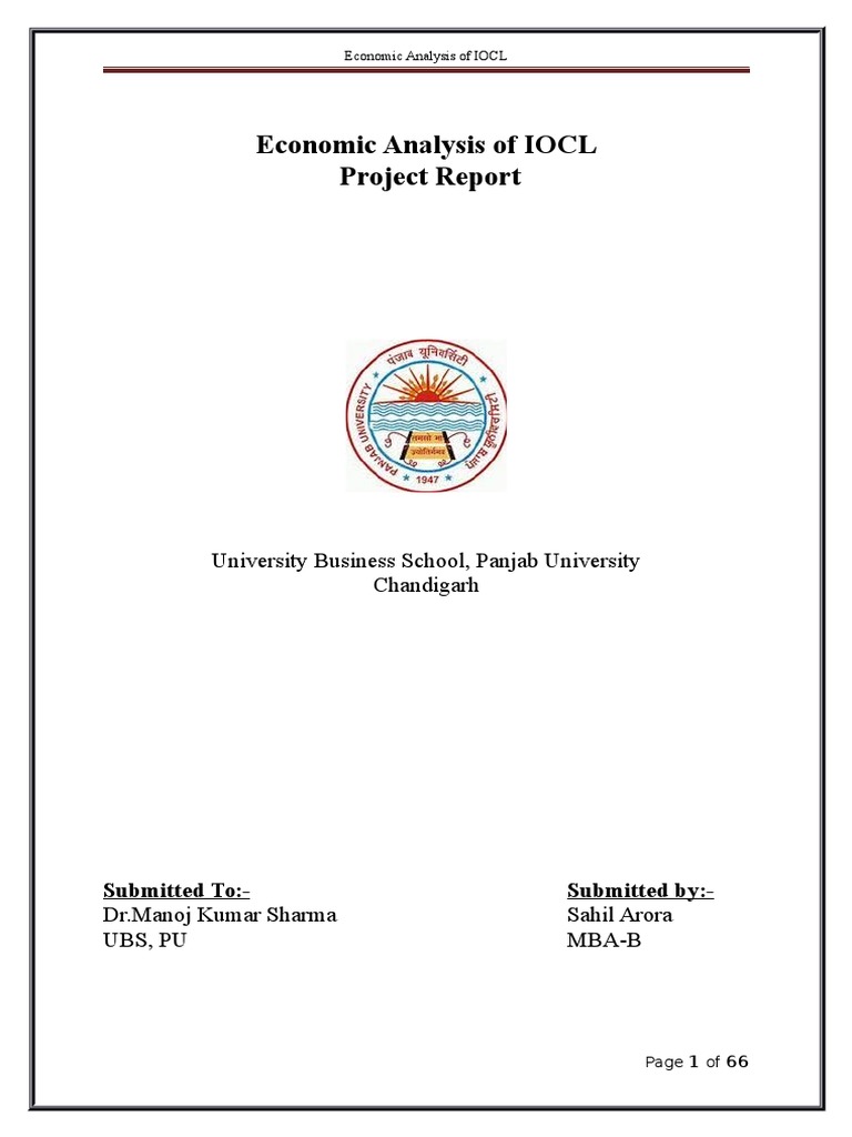 Economic Analysis of IOCL: Demand, Cost, Production and SWOT | PDF ...