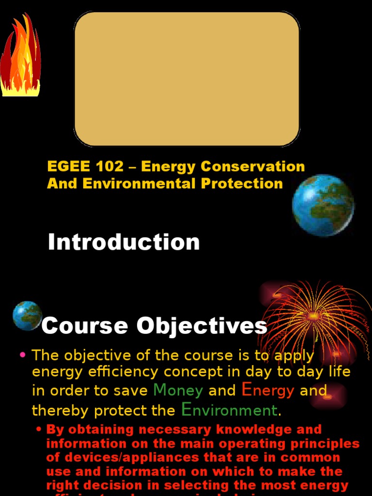 Energy Conservation and Environmental Protection | PDF | Kilowatt Hour ...