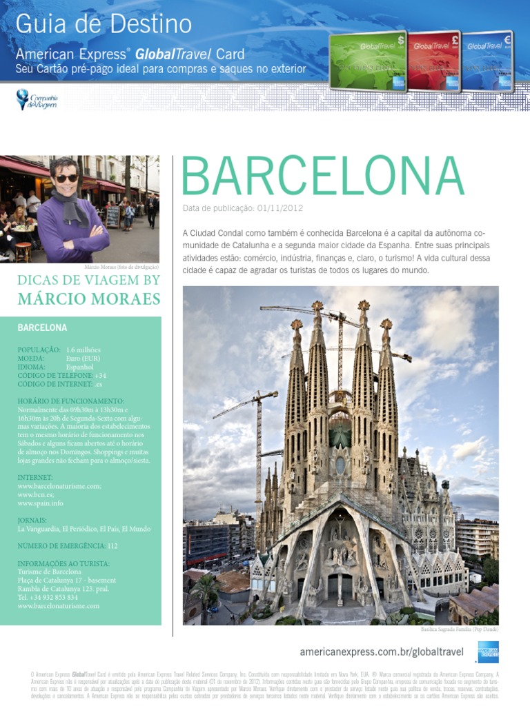 Guia de Destinos Barcelona PDF | PDF | Expresso americano | Turismo
