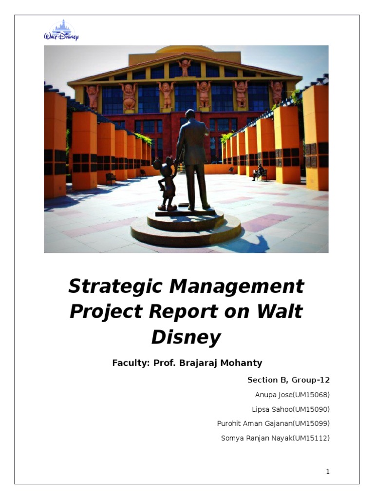 STM Walt Disney Group12 SectionB | PDF | The Walt Disney Company ...