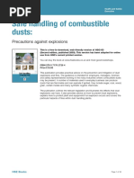 Testing To Assess Explosion Characteristics of Dust Clouds | PDF ...