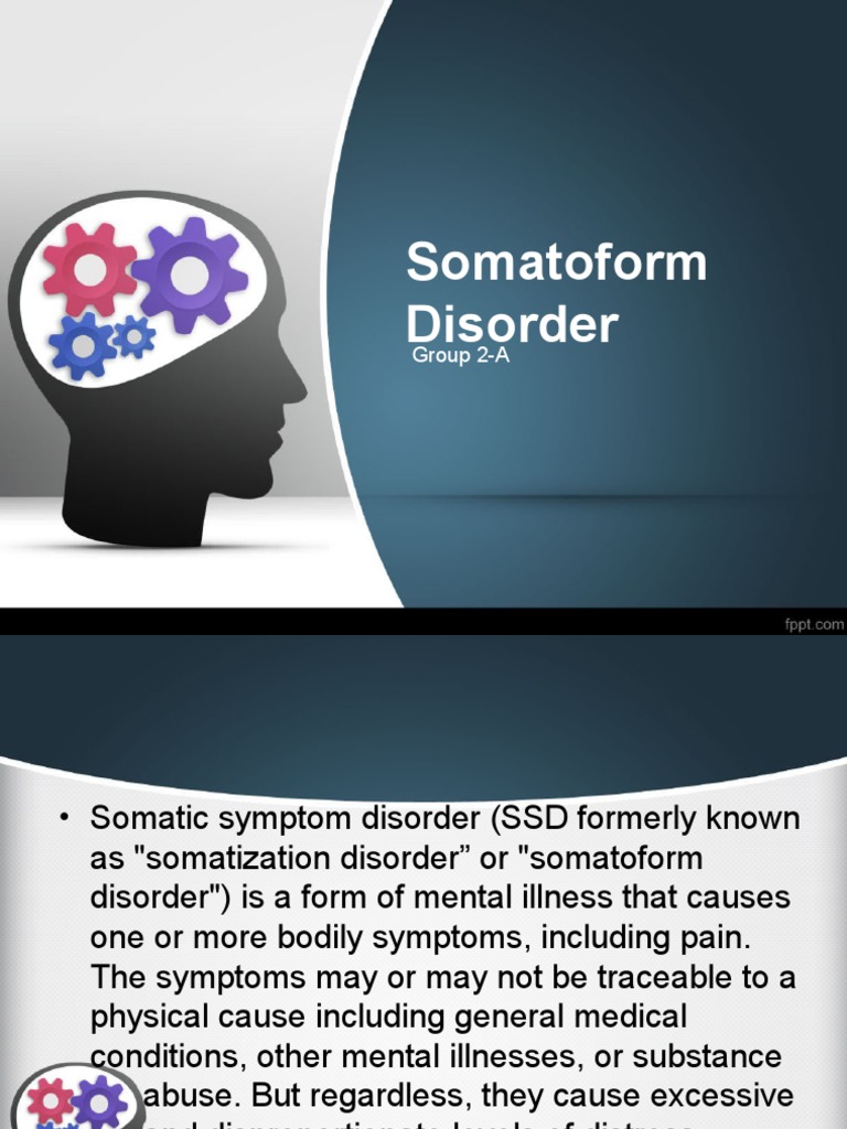 Somatoform | Psychiatric Diagnosis | Human Diseases And Disorders