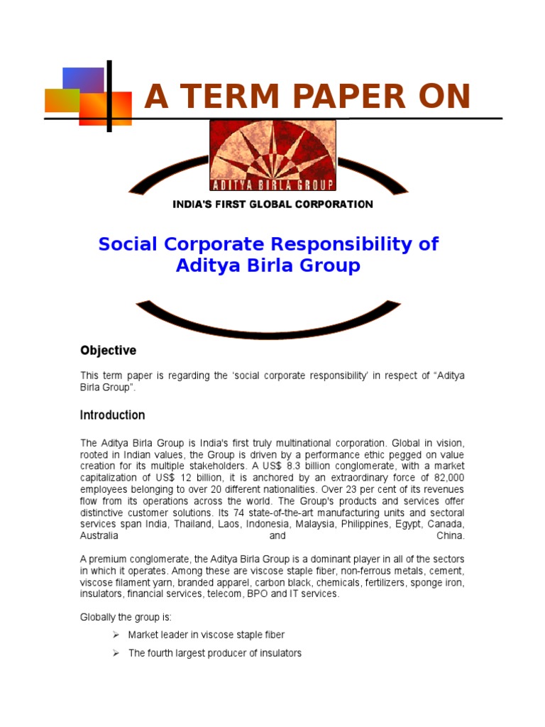 The Aditya Birla Group | PDF