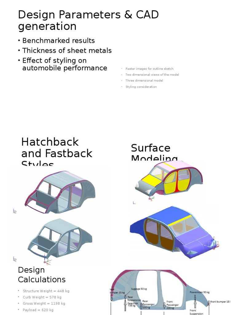 Design Parameters & CAD Generation | PDF | Vehicle Technology ...