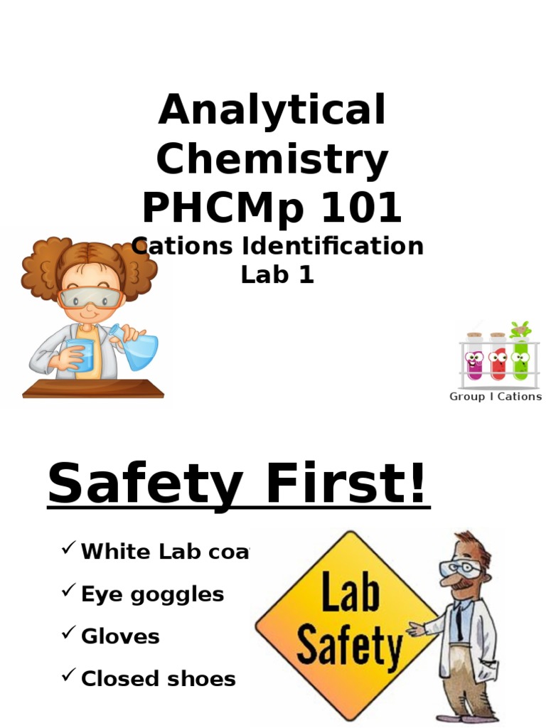 Lab 1 - Cations Group I | Download Free PDF | Precipitation (Chemistry ...