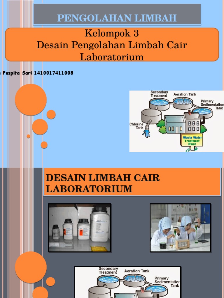 Desain Pengolahan Limbah Laboratorium (Kel 3a) | PDF