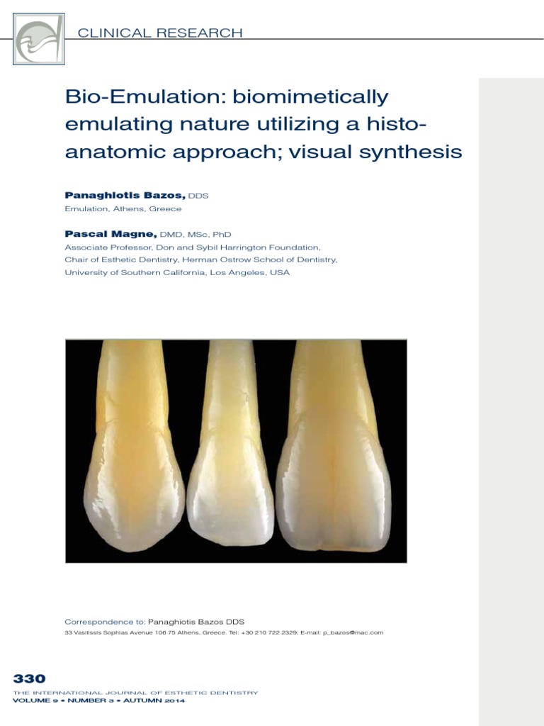 Bio-Emulation vs Ultimo | Tooth Enamel | Scattering