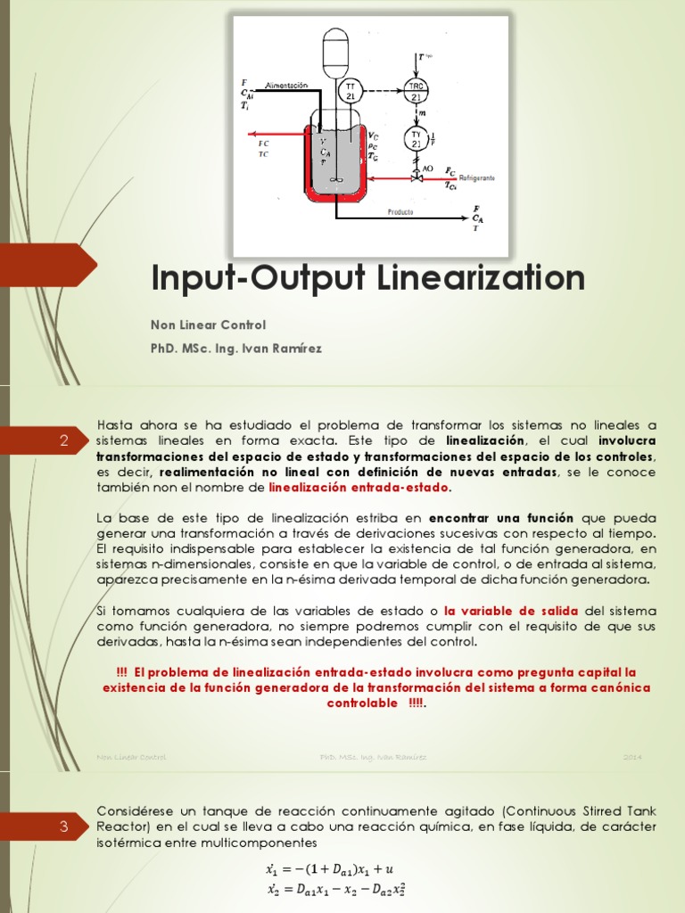 Input Output Linearization | PDF | Derivado | Ecuaciones