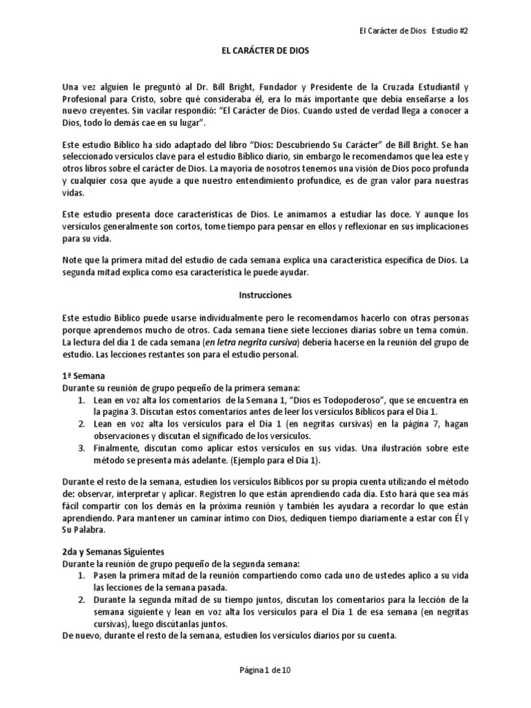 2 EL Caracter de Dios 1a Edicion | PDF | Cristo (título) | Conocimiento