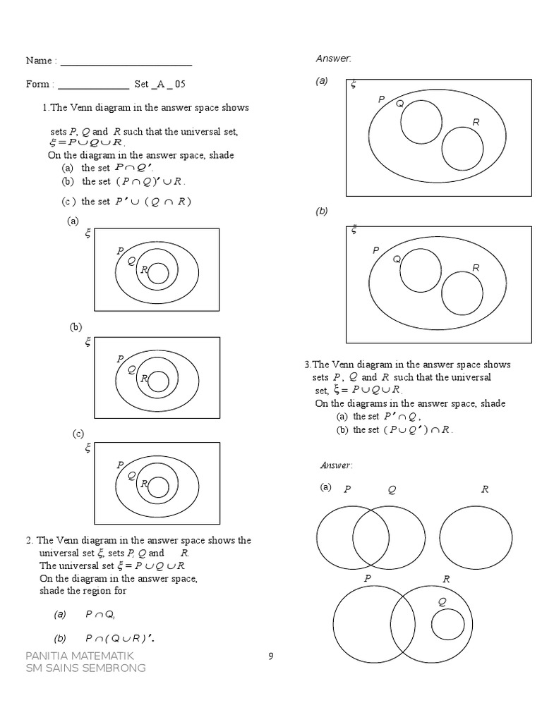 MATEMATIK TINGKATAN 4 Lorekkkan Set | PDF | Infographics | Conceptual Model