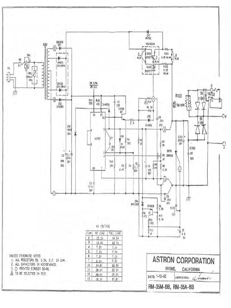 Astron Corporation RM-35M-BB | PDF