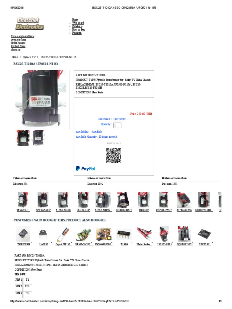 Bsc25-T1010a - Bsc-05n2158a - JF0501-N1156 | PDF | Market (Economics ...
