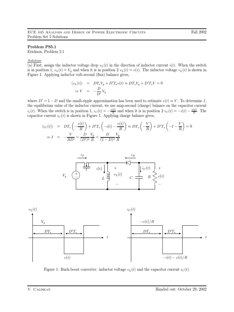 ProblemSet5Solutions PDF | PDF | Manufactured Goods | Electrical ...