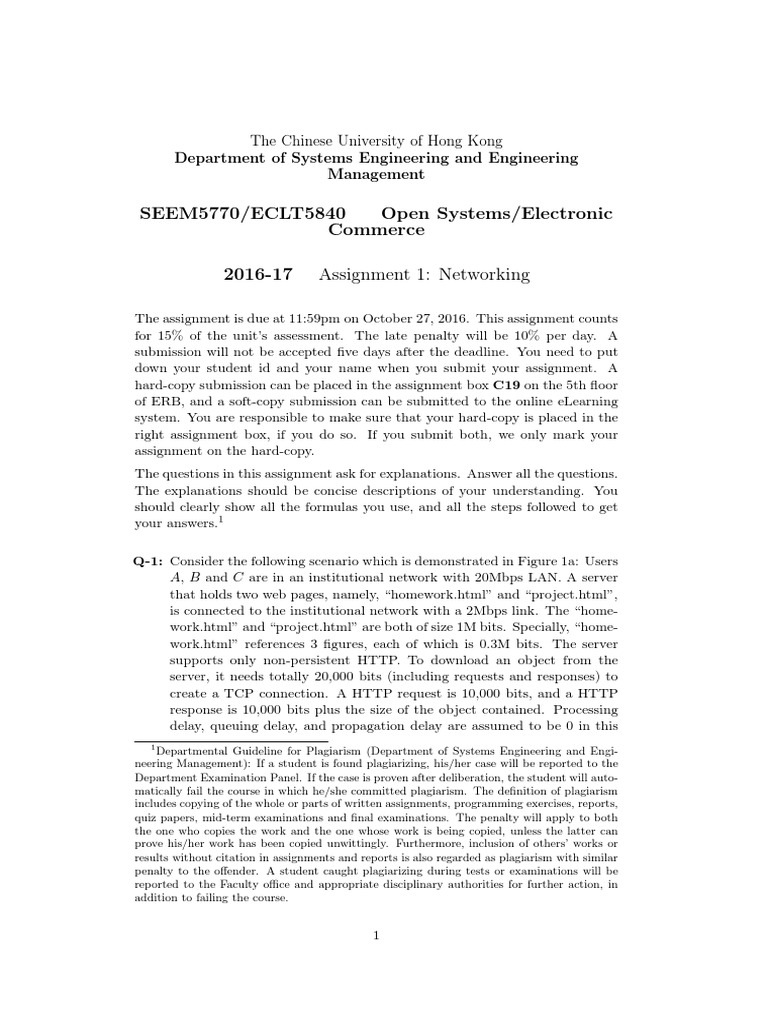 Open System Assignment1 | PDF | Areas Of Computer Science | Computer Architecture