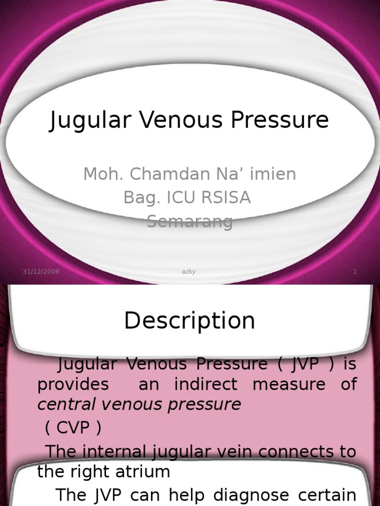 Jugular Venous Pressure Guide | PDF