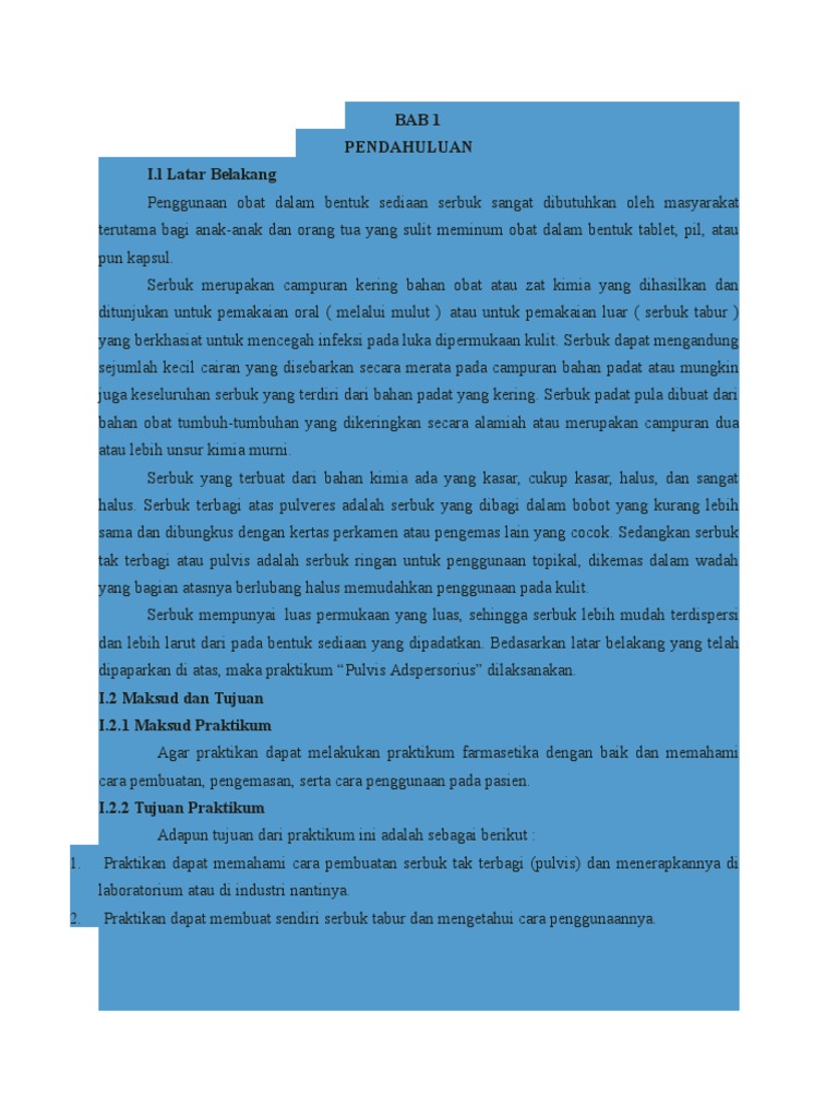 BAB 1.farmasetika Dasar | PDF