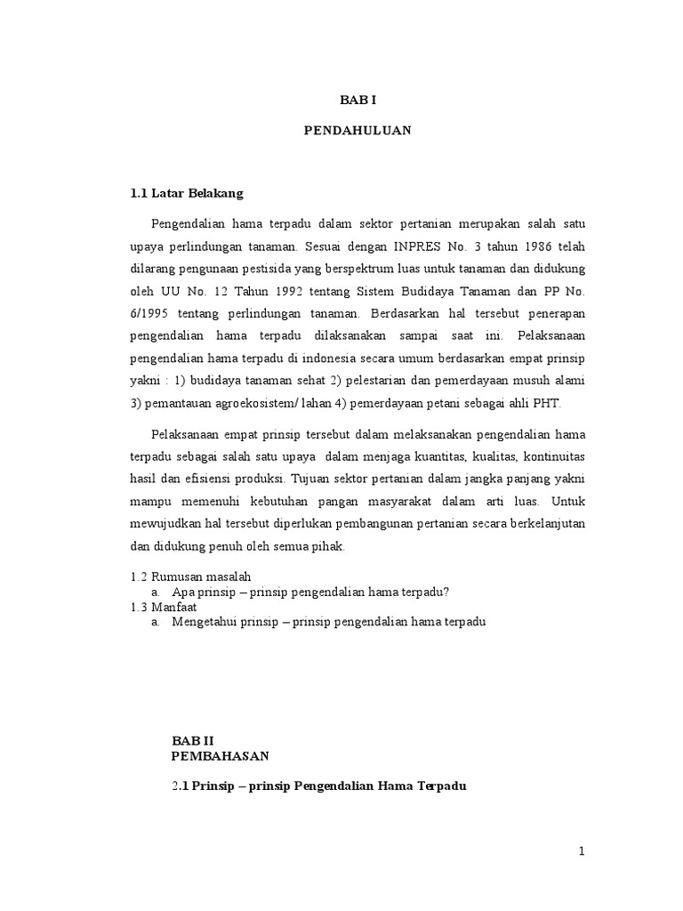 Prinsip PHT | PDF