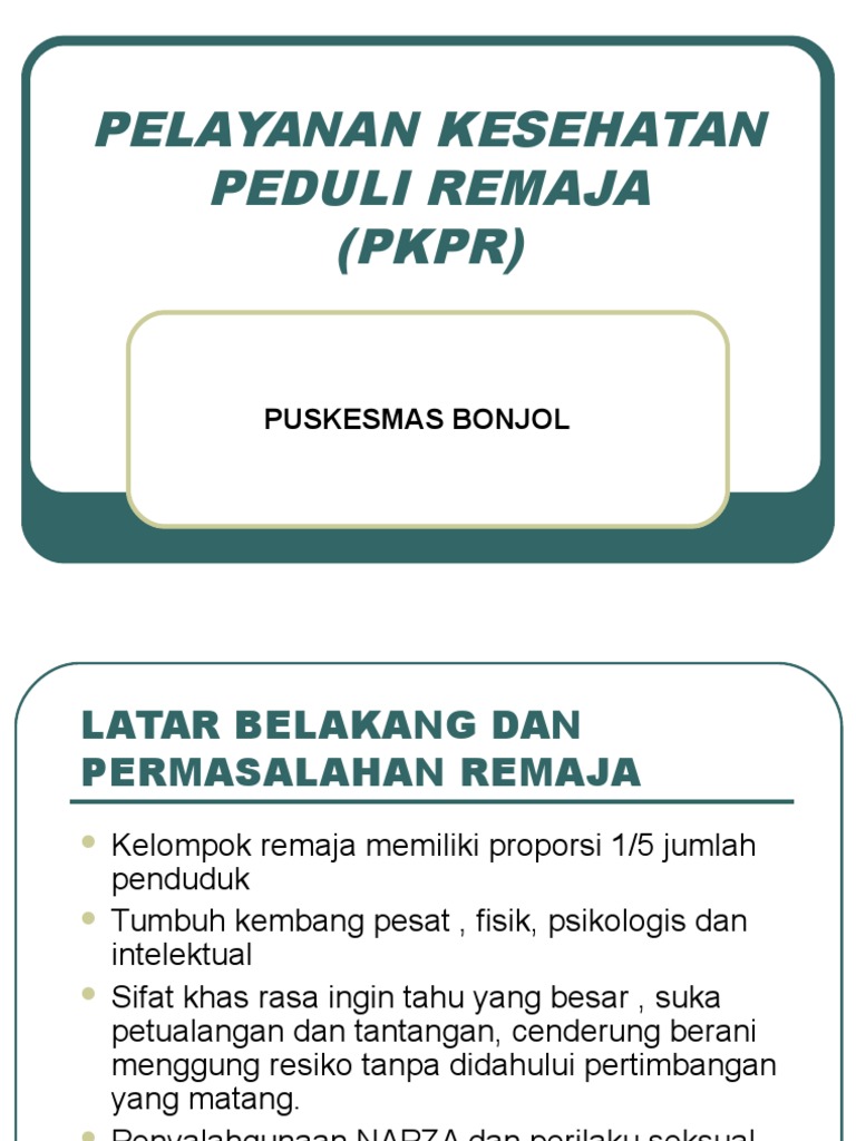 Pengenalan PKPR | PDF
