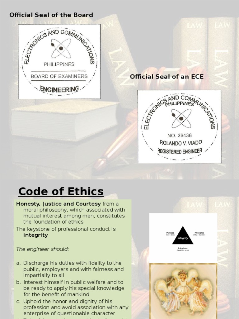 ECE Laws and Ethics Overview | PDF | Jurisprudence | Electrical Engineering