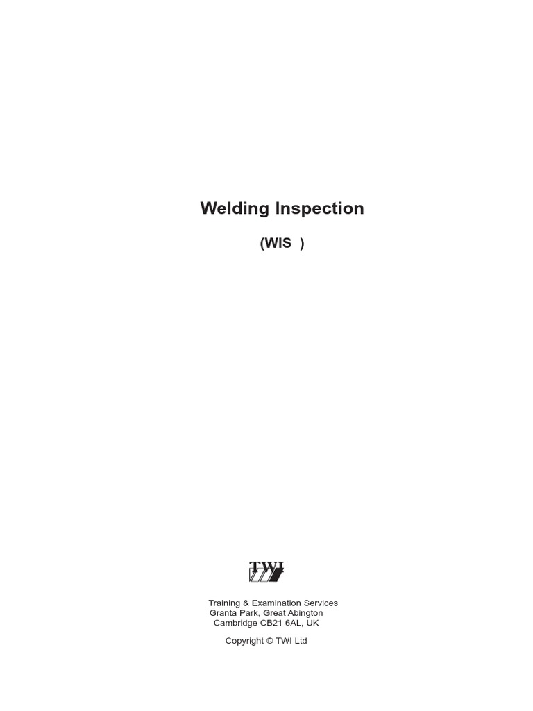 Welding Inspection | PDF | Welding | Construction