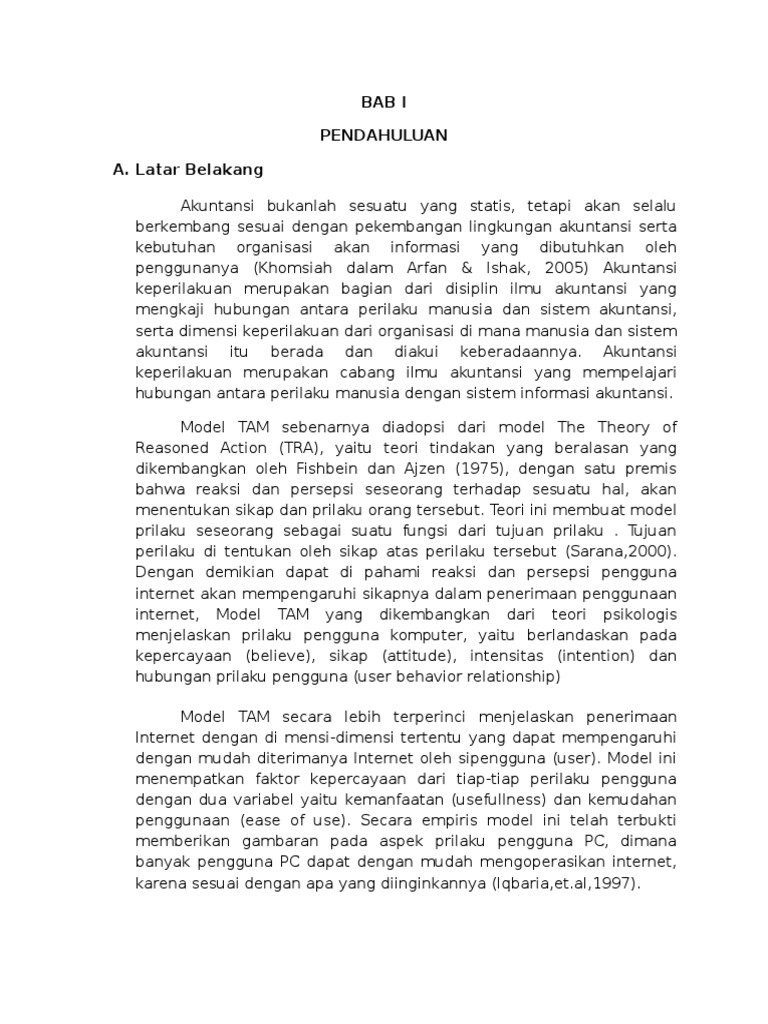 Teori TAM | PDF