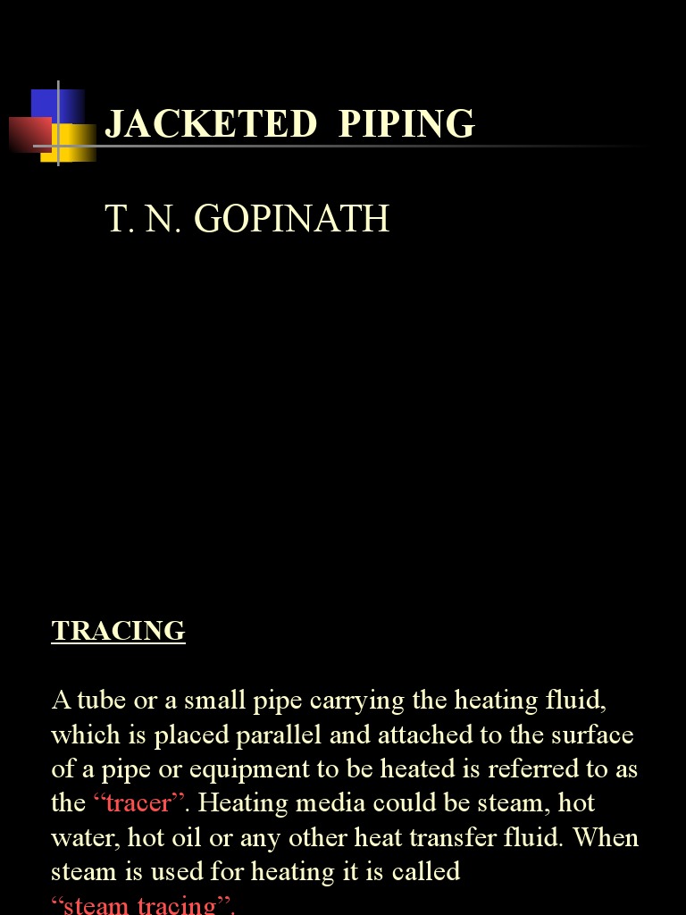 Jacketed Piping | Download Free PDF | Heat Transfer | Thermal Conduction