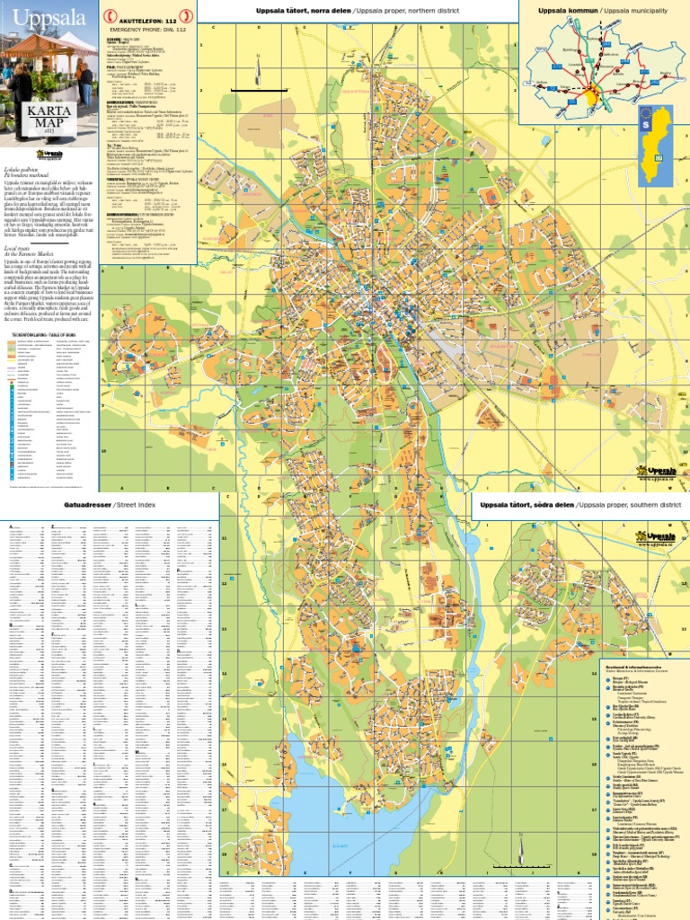 Uppsala Tourist Map | PDF