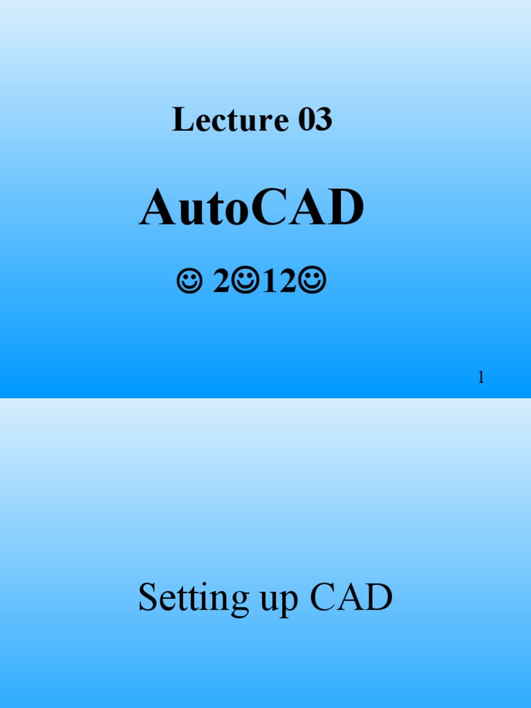 AutoCAD 3rd | PDF | Auto Cad | Menu (Computing)
