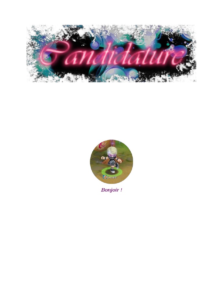 Bonjoir | PDF