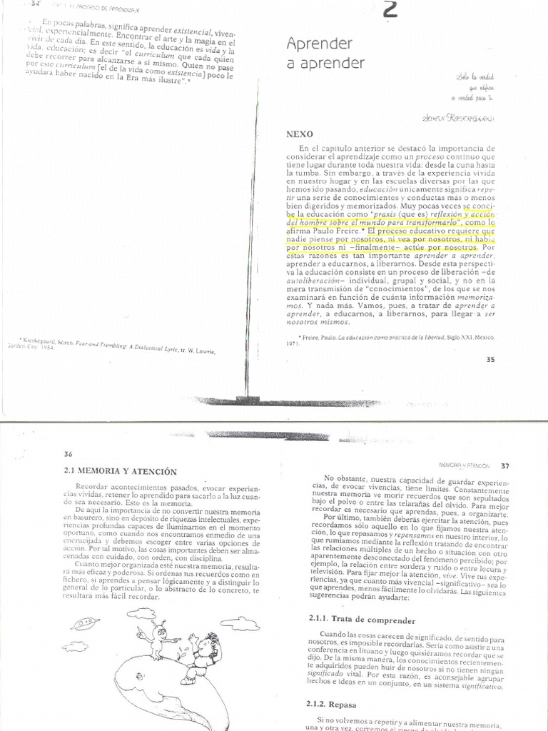 Capitulo 2 Aprender A Aprender | PDF