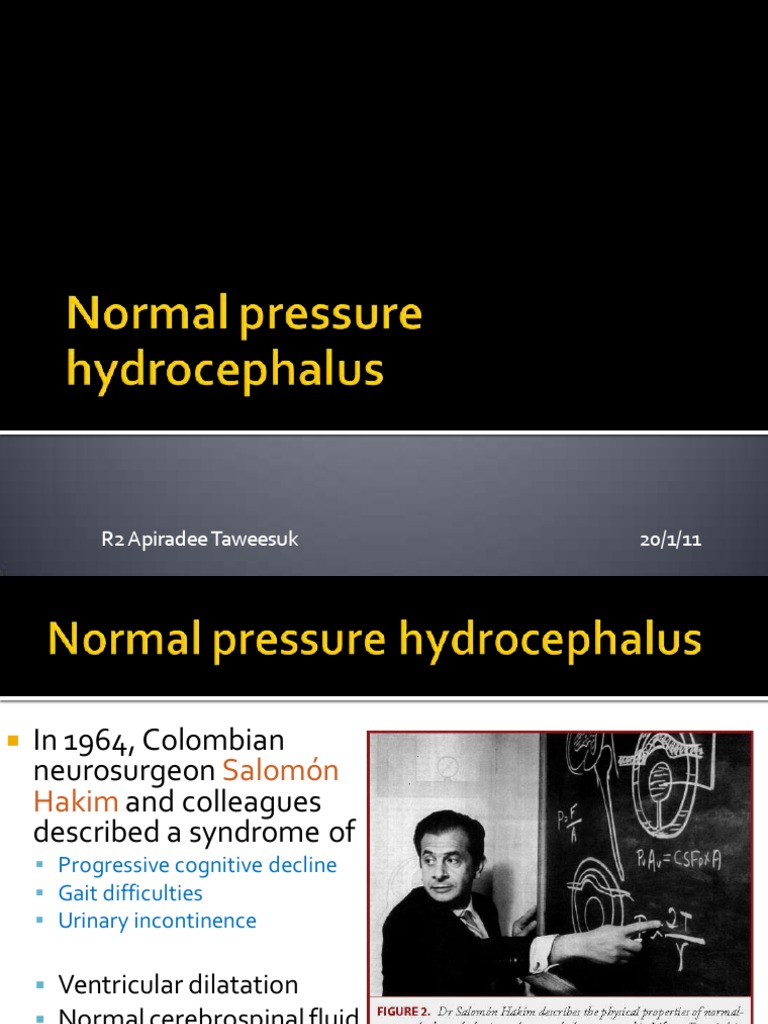 Normal Pressure Hydrocephalus | PDF | Cerebrospinal Fluid | Nervous System