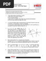NMTC-2022 - Previous Year Question Papers For Class 7 and 8 | PDF ...